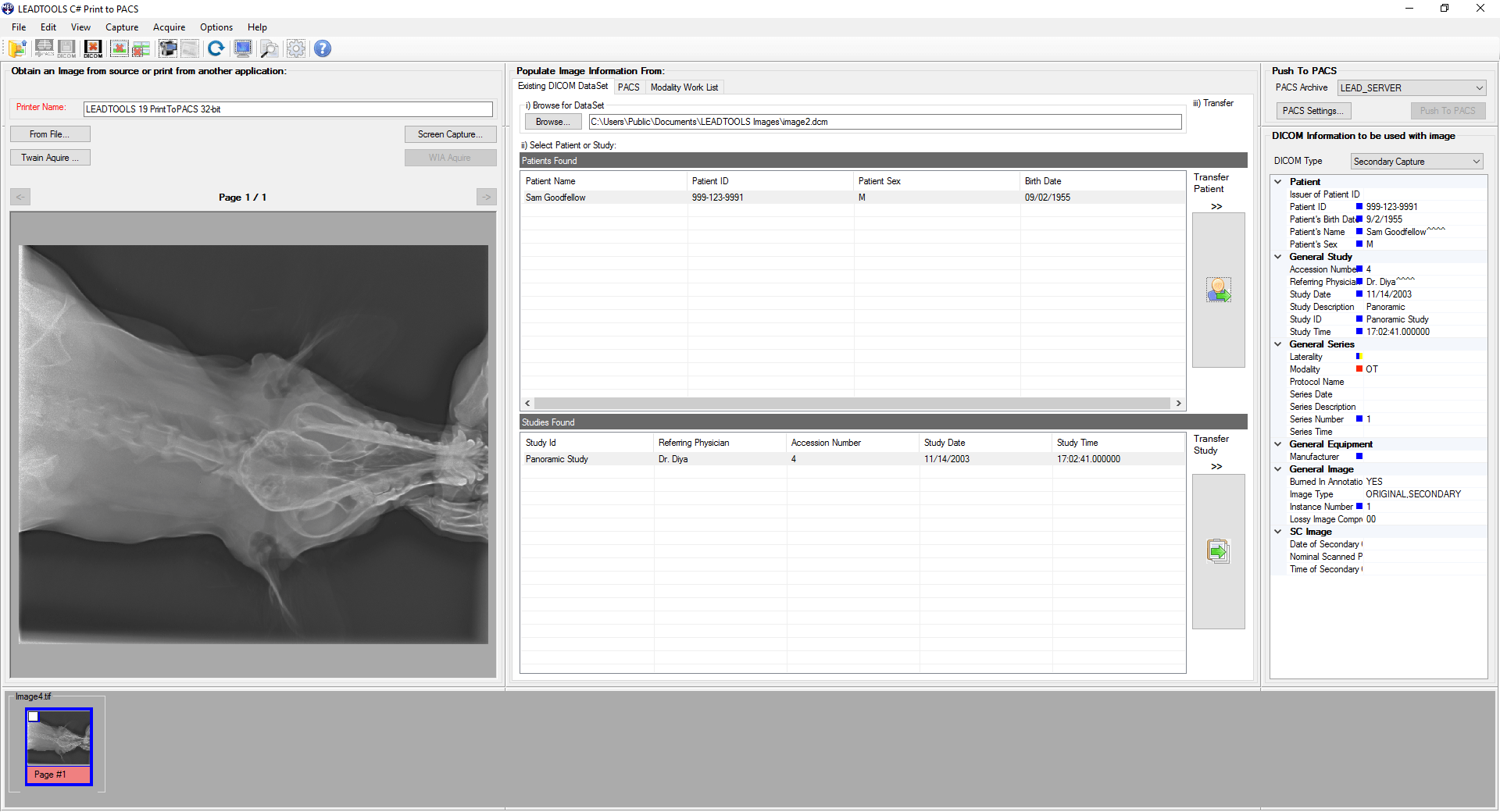 Print To PACS SDK Technology | LEADTOOLS